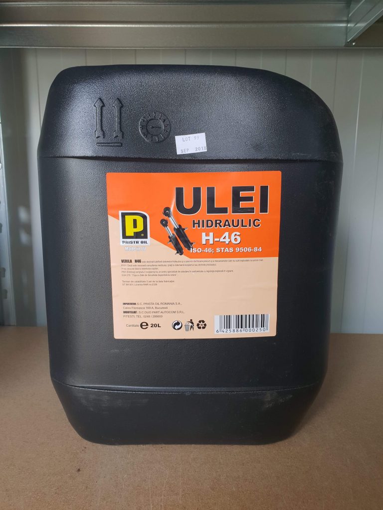 Ulei hidraulic PRISTA OIL H46 - 20L Ulei hidraulic PRISTA OIL H46 - 20L